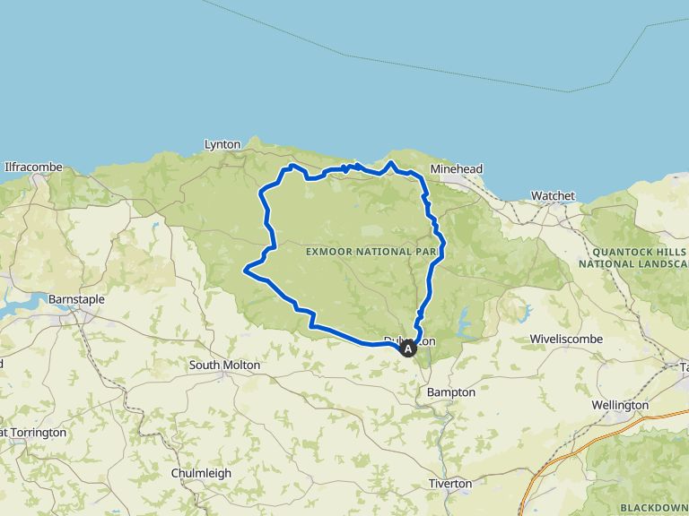 Simonsbath & Selworthy loop ­­— Exmoor National Park | bike Tour | Komoot